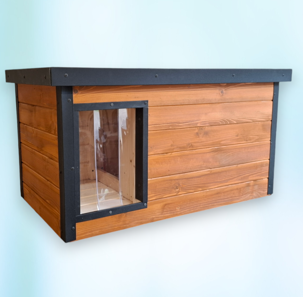 Dvierka na búdu - tepelná clona na vchod do búdy | Gosi.sk